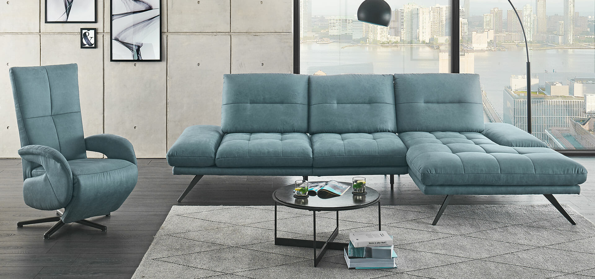 Sofa und Sessel kombinieren - casada